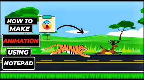 How To Make Animation Video Using Notepad Code It Simple Coding Animationvideo Youtube