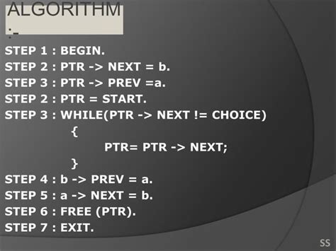 Doubly Linked List Operations Algorithms Ppt