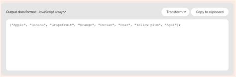 Как превратить список с данными в php или javascript массив