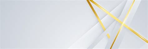 추상 흰색과 금색 럭셔리 배너 배경 프리미엄 벡터