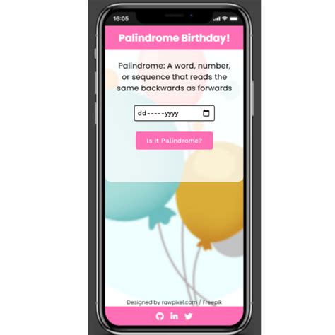 GitHub Zabihhaqqani Palindrome Birthday