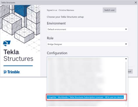 Subscription License Release Issues In Older Versions Of Tekla Structures Trimble User Assistance