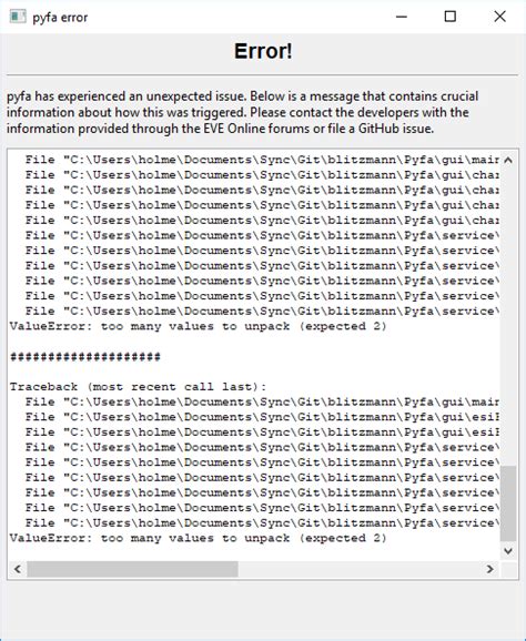 Proxy Issues Makes Some Feature Crash · Issue 1708 · Pyfa Orgpyfa