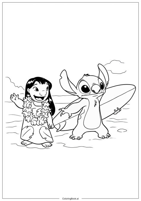 스티치 색칠공부 82장 무료 Pdf・png 출력