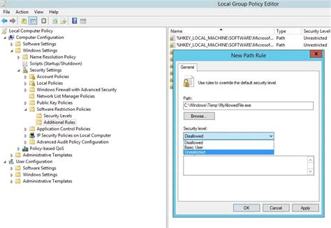 Windows How To Block Exe Files Run With Software Restriction Policies