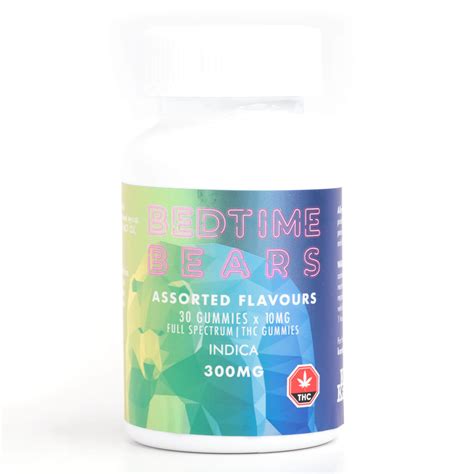 300mg Thc Indica Bedtime Bears Kandy Kandy Cannabismo
