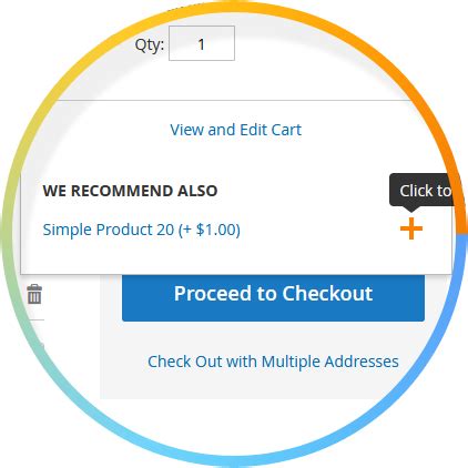 Magento Mini Cart Recommended Products