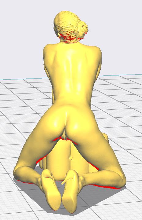 Bent Over Naked Female Figure by Onur Yıldırım Download free STL model Printables