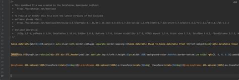 Keytable Css Is Missing From Download Builder File — Datatables Forums