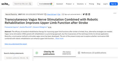 Transcutaneous Vagus Nerve Stimulation Combined With Robotic