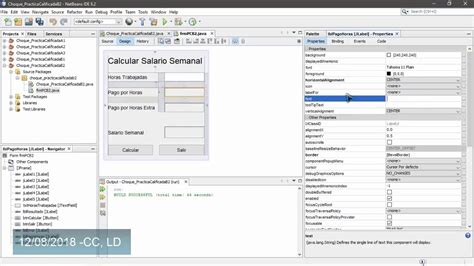 calcular salario semanal ejercicio en java usando netbeans youtube