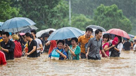 Millions Affected By Flooding In Chinas Guangdong Province After Heavy