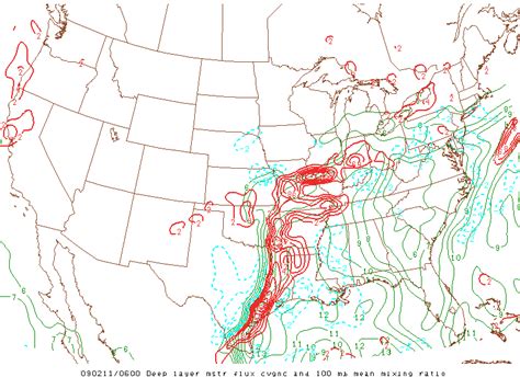 Prefrontal Troughs And Confluence Meteo 361 Fundamentals Of Mesoscale Weather Forecasting
