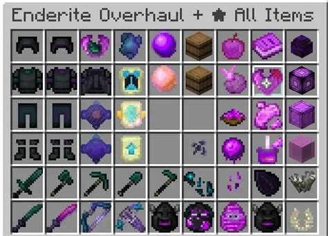 Enderite Overhaul Enderite Overhaul V 35 Minecraft Mods