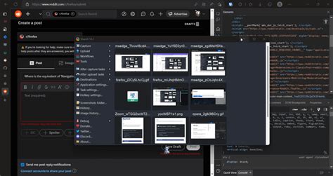 where is the equivalent of navigating to style in devtools of firefox