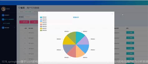 基于数据可视化 springboot spark的电信用户行为分析系统设计和实现 源码 论文 部署讲解等 信息可视化 java李杨勇