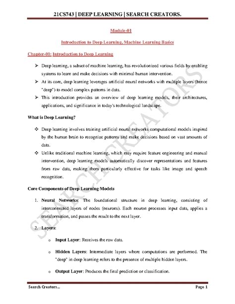Deep Learning Module 02 Search Creators Module 02 Feedforward