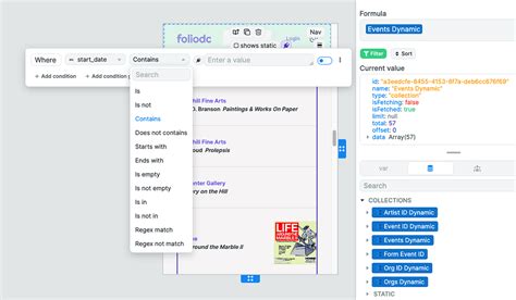 filter collection list by date ask us anything weweb community