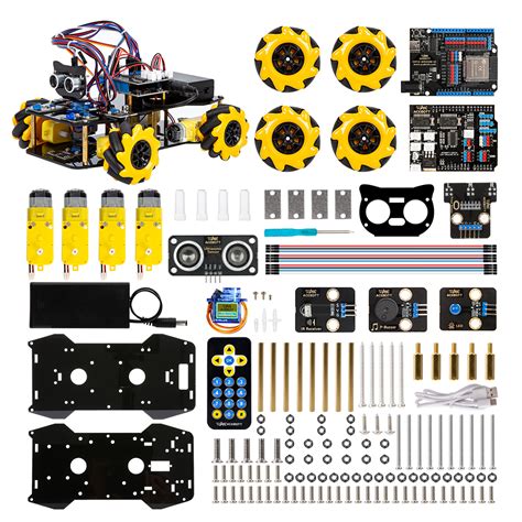 acebott esp32 4wd smart robot car kit for arduino agarwal electronics