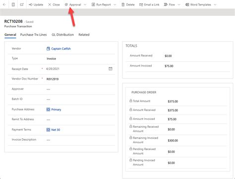 Approve Or Reject Purchase Invoice Projectstream 365 Support