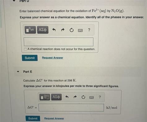 Solved Consider The Following Reduction Half Reactions Fe3