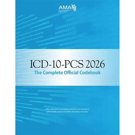 Ama Icd 10 Pcs 2026 The Complete Official Code Book
