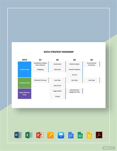 Editable Strategy Roadmap Templates In Excel To Download
