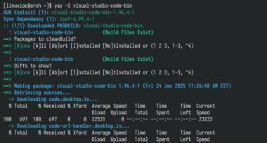 How To Install Visual Studio Code On Arch Linux