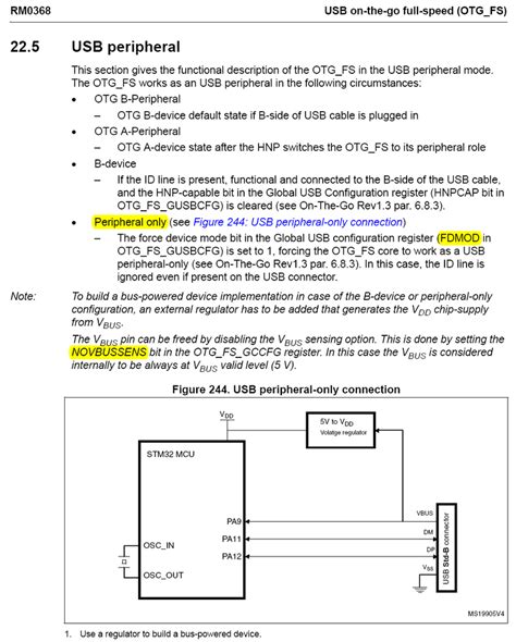 Is Vusb Requiredrecommended For Self Powered Stm3 Stmicroelectronics Community