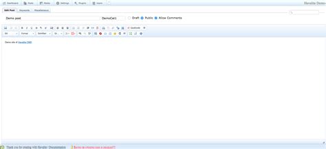 Havalite Demo Site Try Havalite Without Installing It