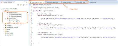 Qa Babu Works How To Prioritize Test Cases From Different Test Sets Java Classes In Testng