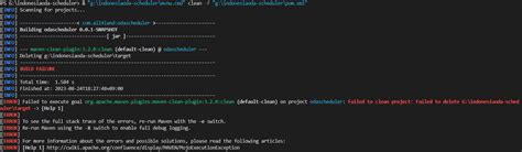 [vscode] maven clean 오류