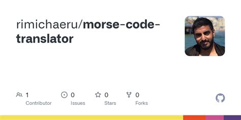 GitHub Rimichaeru Morse Code Translator