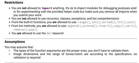 solved restrictions you are not allowed to import anything