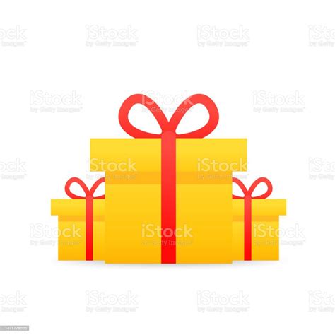 노란색 깜짝 선물 상자 생일 축하 특별 선물 패키지 로열티 프로그램 보상 깜짝 선물 소셜 미디어 게시물 또는 웹 사이트 배너를
