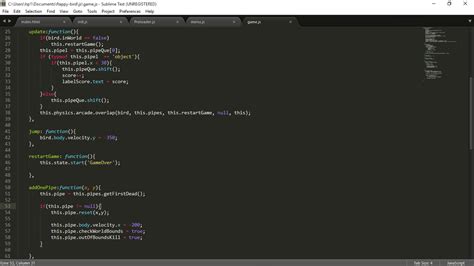 flappy bird con phaser io html y javascript ~ programmming