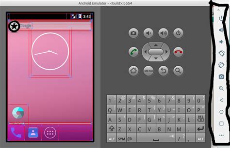What Is The Sidebar In Android Emulator Called And How To Get It Android Enthusiasts Stack