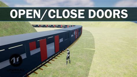 unreal engine 5 train simulation open close doors r