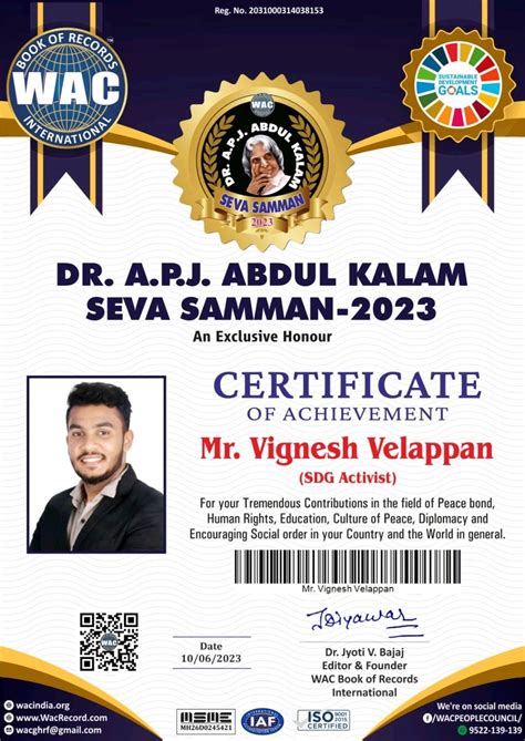 Vignesh Velappan On Linkedin Hello Connections I Am Incredibly Humbled And Thrilled To