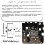 Digital To Analog Converters DAC How It Works Application Advantages