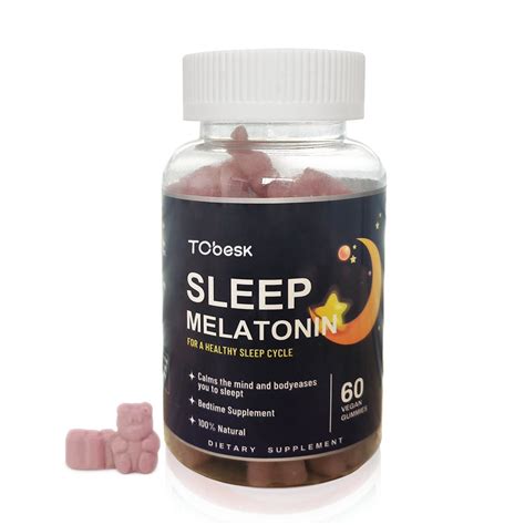 Sleep Melatonin Gummies for a Healthy Sleep Cycle Calms - Dietary ...