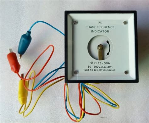 Phase Sequence Indicator Phase Rotation Meter Latest Price Manufacturers Suppliers