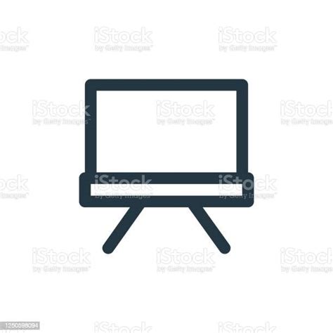 캔버스 벡터 아이콘입니다 캔버스 편집 가능한 스트로크 웹 및 모바일 앱 로고 인쇄 매체에 사용하기 위한 캔버스 선형 기호입니다 얇은 선 그림 벡터 격리 된 윤곽선 도면입니다