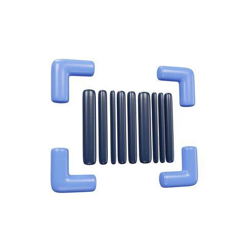 Scan Barcode Icon 3d 22317135 Png