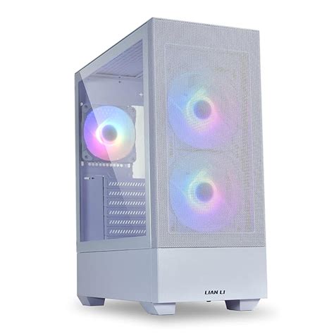 Buy Lian Li Mesh Airflow Atx Pc Case Gaming Computer Case Mid Tower Chassis With 3 Argb Pwm Fans