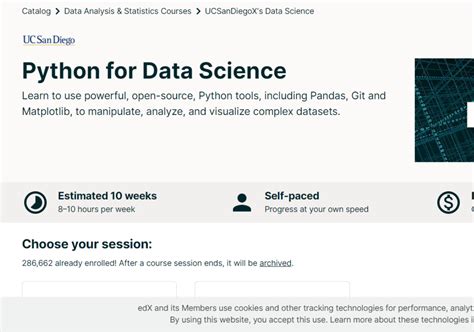 Python For Data Science COURSES VISION