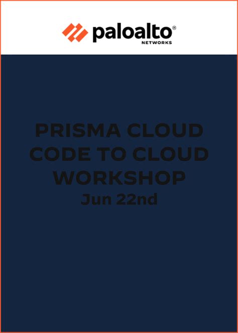 Prisma Cloud Code To Cloud Workshop