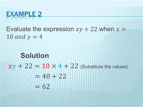 Expressions And Variables PPTX