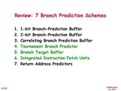 April 2 2002 Prof David E Culler Computer Science 252 Spring Ppt