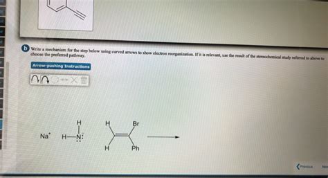 Solved b Write a mechanism for the step below using curved | Chegg.com